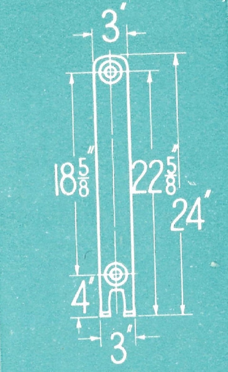 Crane Hospital Narrow 24in Cast Iron Radiator by Crane