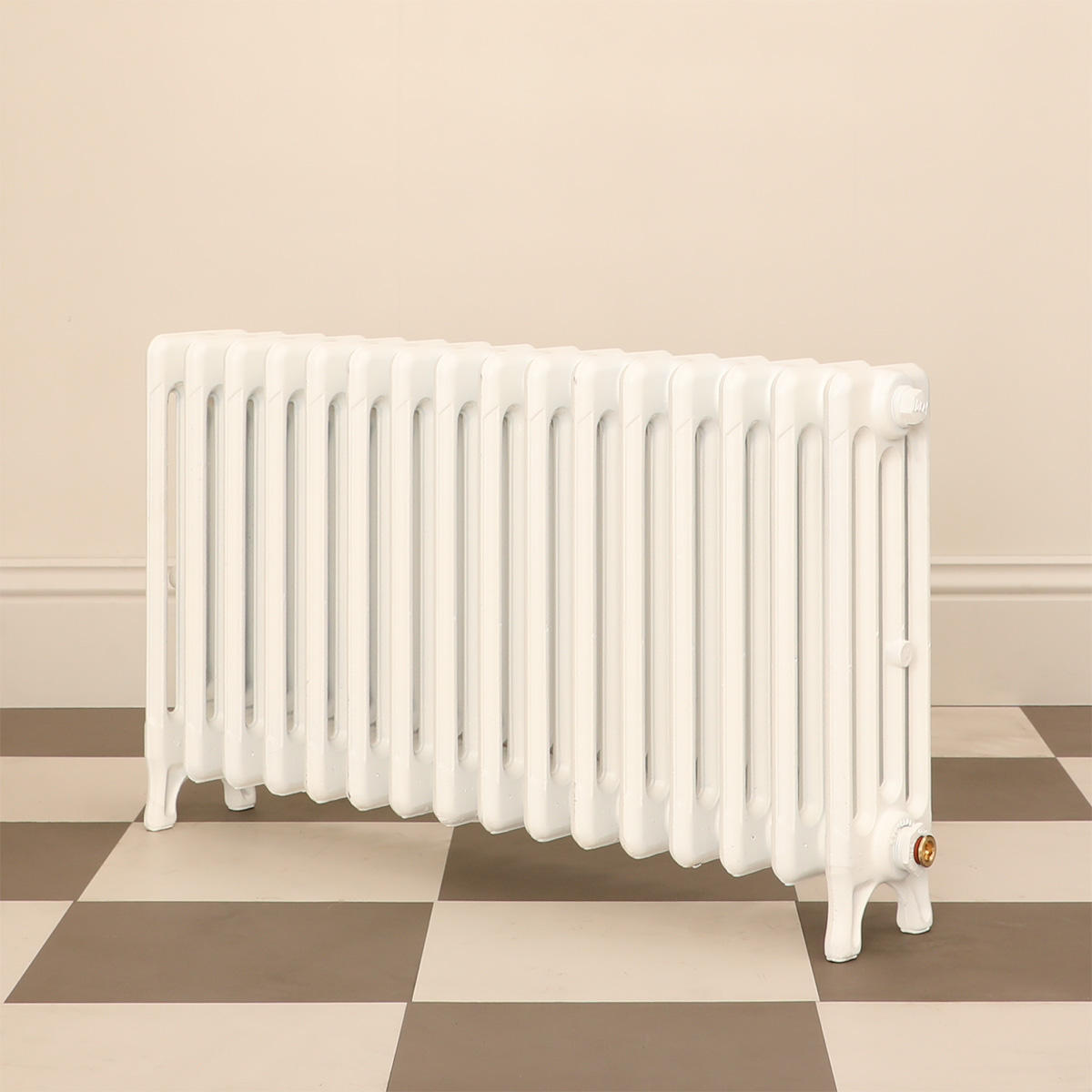 Neo Classic 4 Column 18in - Primed Cast Iron Radiator by Ideal Standard